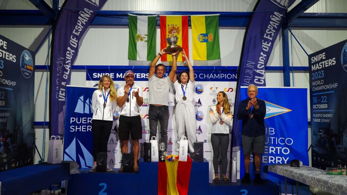 Damián Borras y Sara Franceschi, campeones mundiales de Snipe Máster