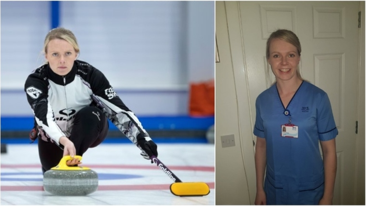 Vicky Wright, la campeona de curling que lucha contra el coronavirus ...
