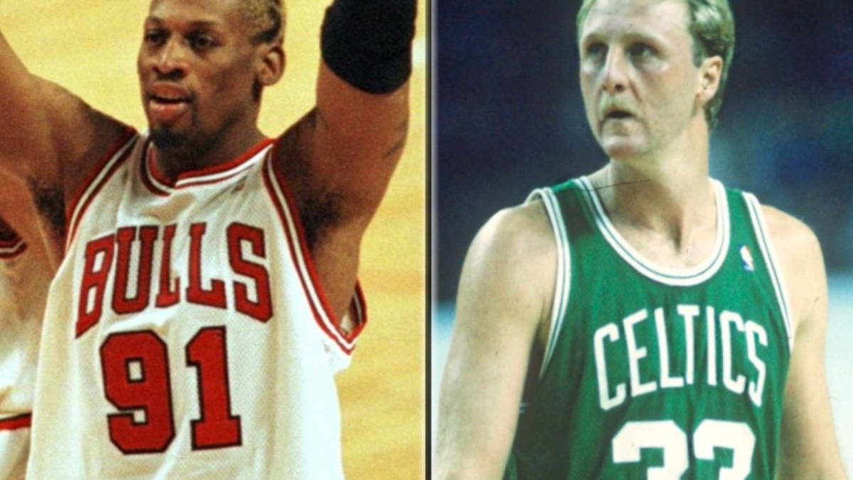 Dennis Rodman despluma a Larry Bird: "Hoy en día Bird jugaría en Europa"