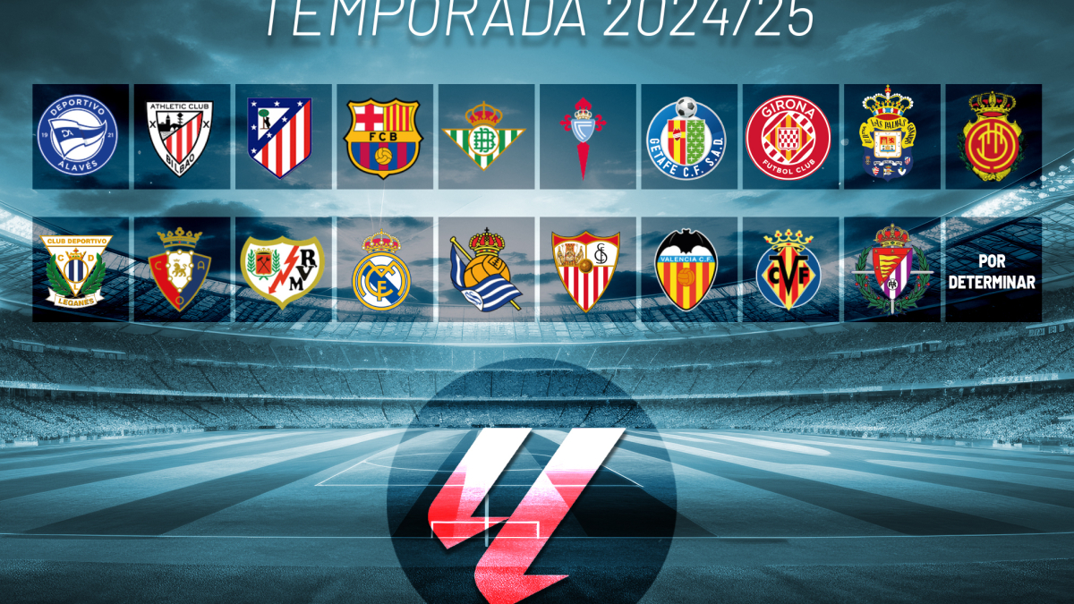 Calendario de Liga 2024-25: jornadas, fechas y partidos de Primera División