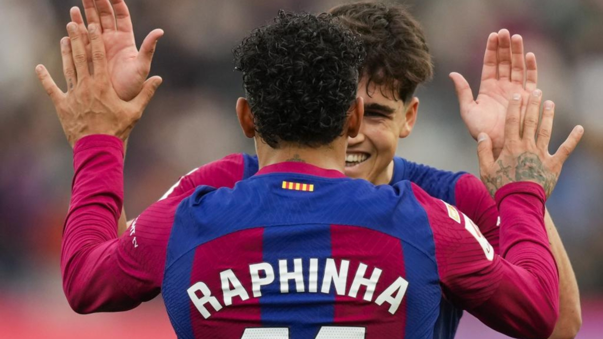 Uno a uno del Barcelona vs Getafe: Raphinha no se rinde ante Lamine Yamal