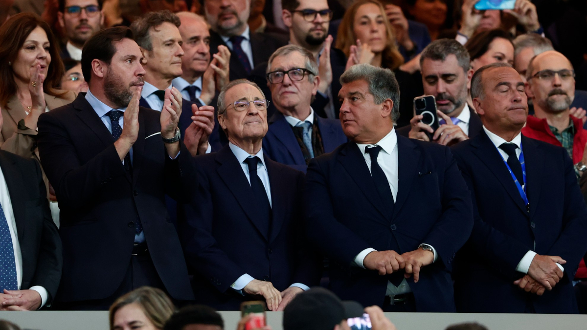 Florentino Pérez y Joan Laporta, tan lejos, tan cerca