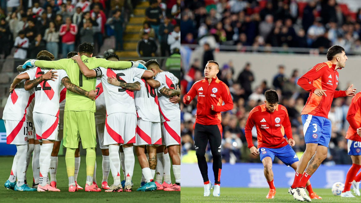 Perú - Chile: horario y dónde ver el partido de selecciones de Conmebol