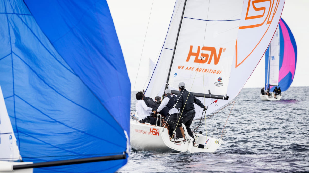La clase J70 inaugura la temporada de las Barcelona Winter Series