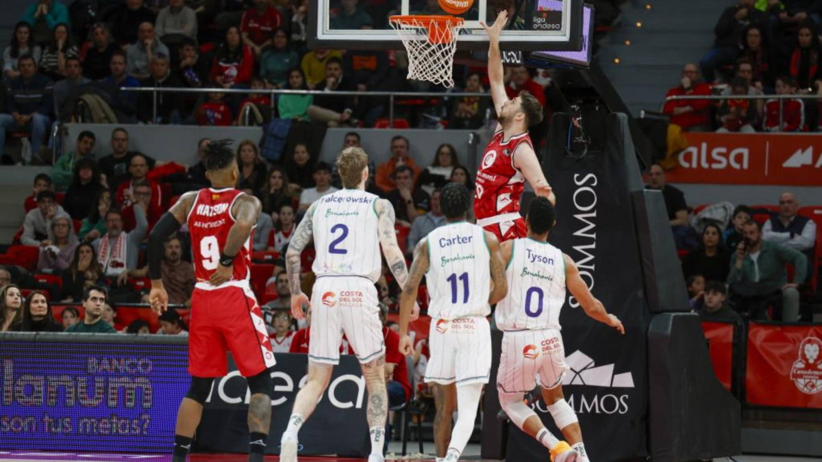 Batacazo del Unicaja que le aleja del liderato de la Liga