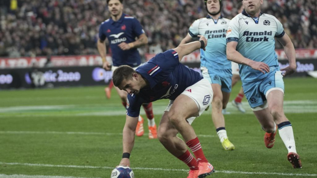Francia tardó en imponerse a Escocia para ganar el VI Naciones 2025