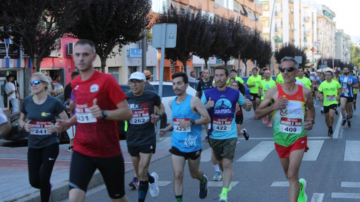 Éxito absoluto de la Music Run en Almendralejo, apadrinada por MARCA