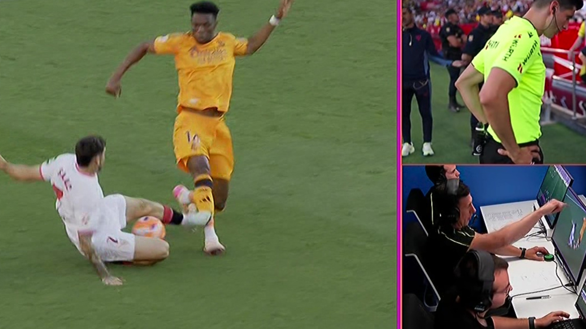 Pérez Burrull y la entrada de Isaac Romero: "Es roja, se ha tirado de ...