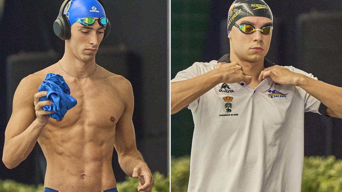 Adrián Santos e Iván Martínez logran el billete al Mundial en 50 espalda
