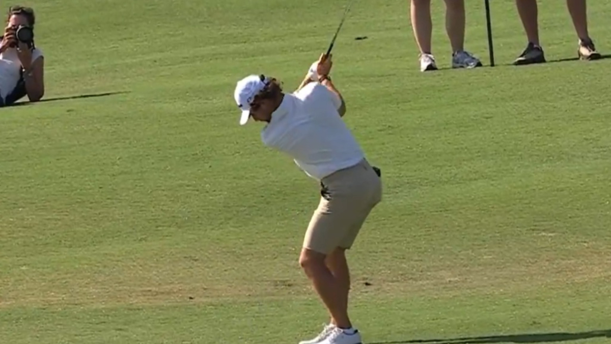 Ángel Ayora, líder del Abierto de Italia