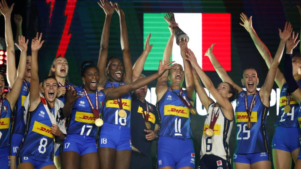 Italia logra la triple corona al ganar el Mundial femenino