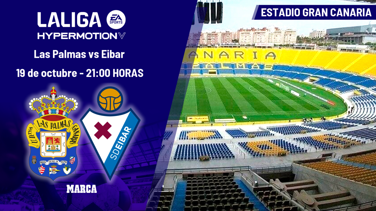 Las Palmas - Eibar: horario, dónde ver hoy en TV y canal del partido de ...