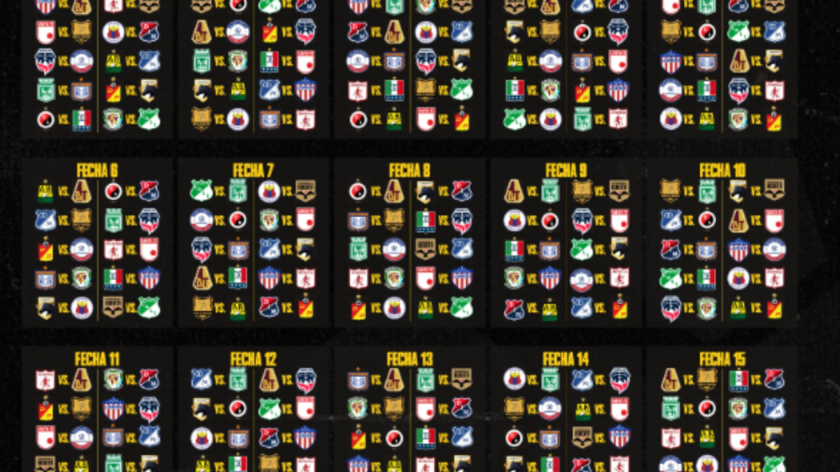 Fixture completo de Liga Betplay 2026-I: calendario, fechas, partidos y ...