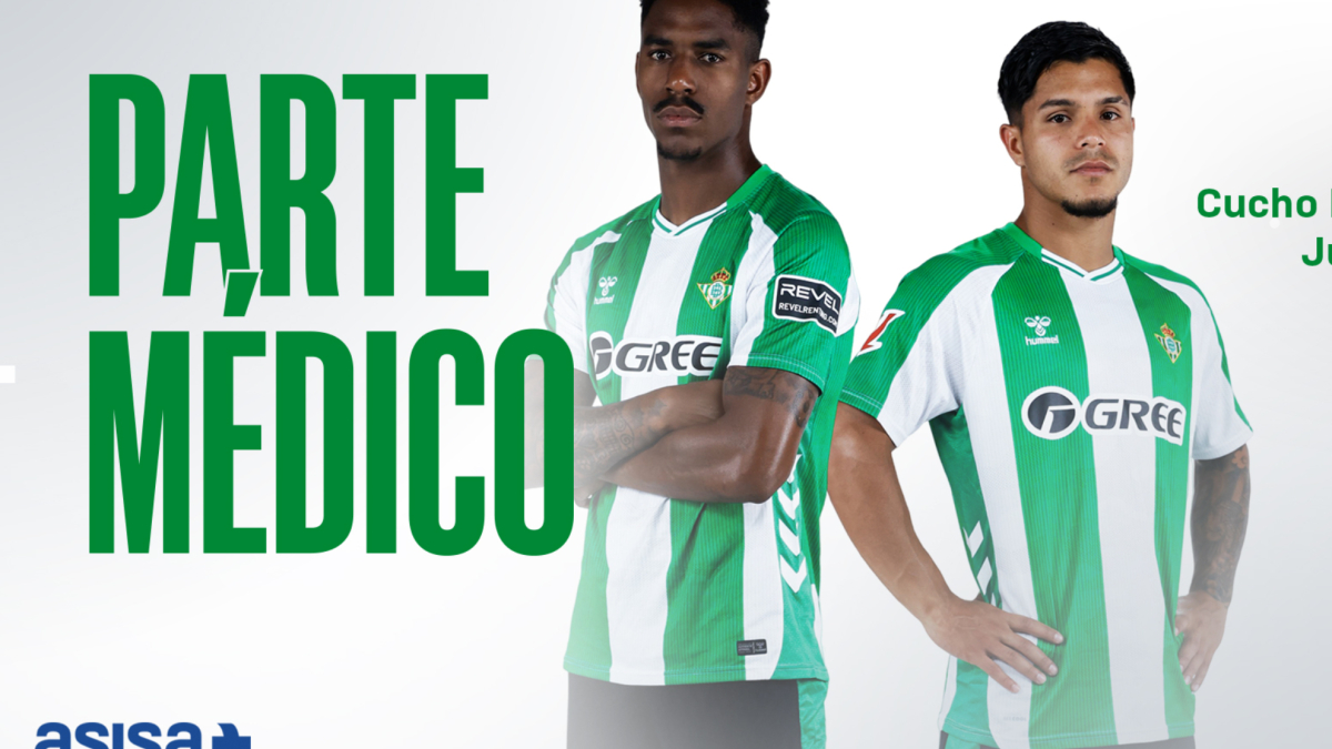 El Betis confirma el alcance de las lesiones de Junior y Cucho