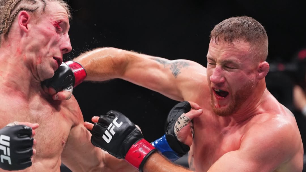 Justin Gaethje dice que "dará una lección" a Ilia Topuria