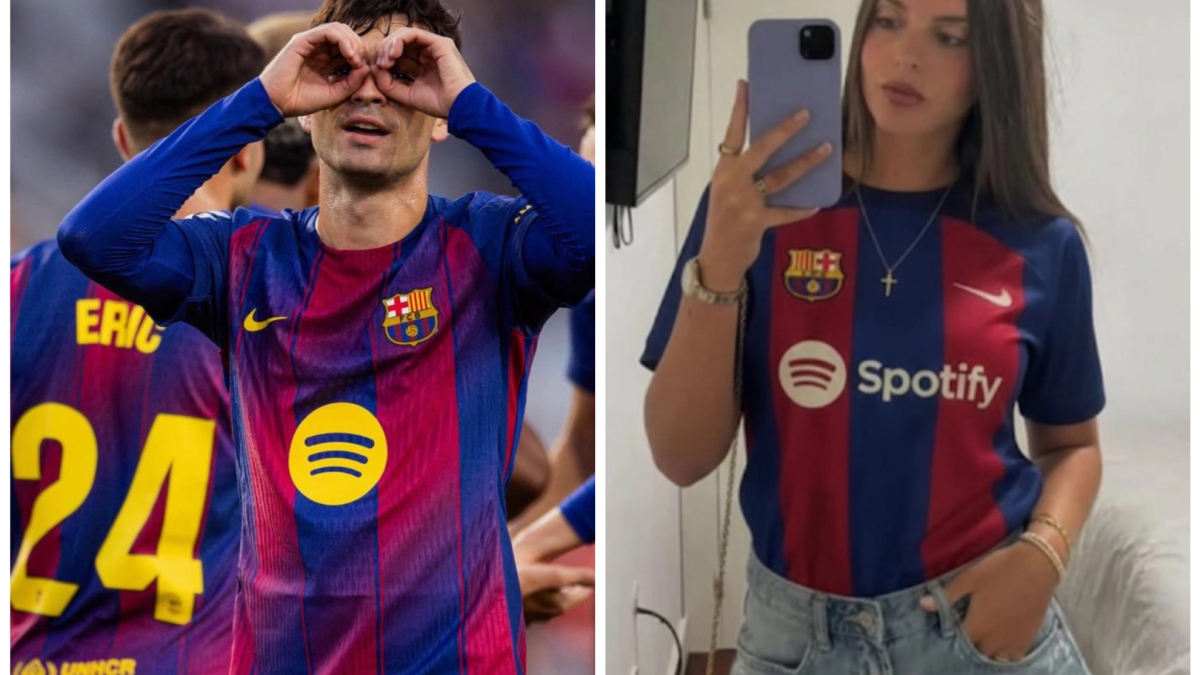 Pedri presenta oficialmente a su novia Alejandra Dorta en el Camp Nou ...