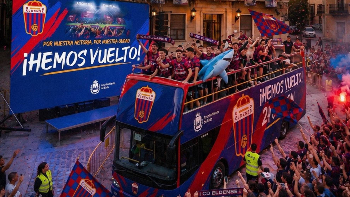 Fiesta del Eldense por el ascenso y a engrasar el nuevo proyecto