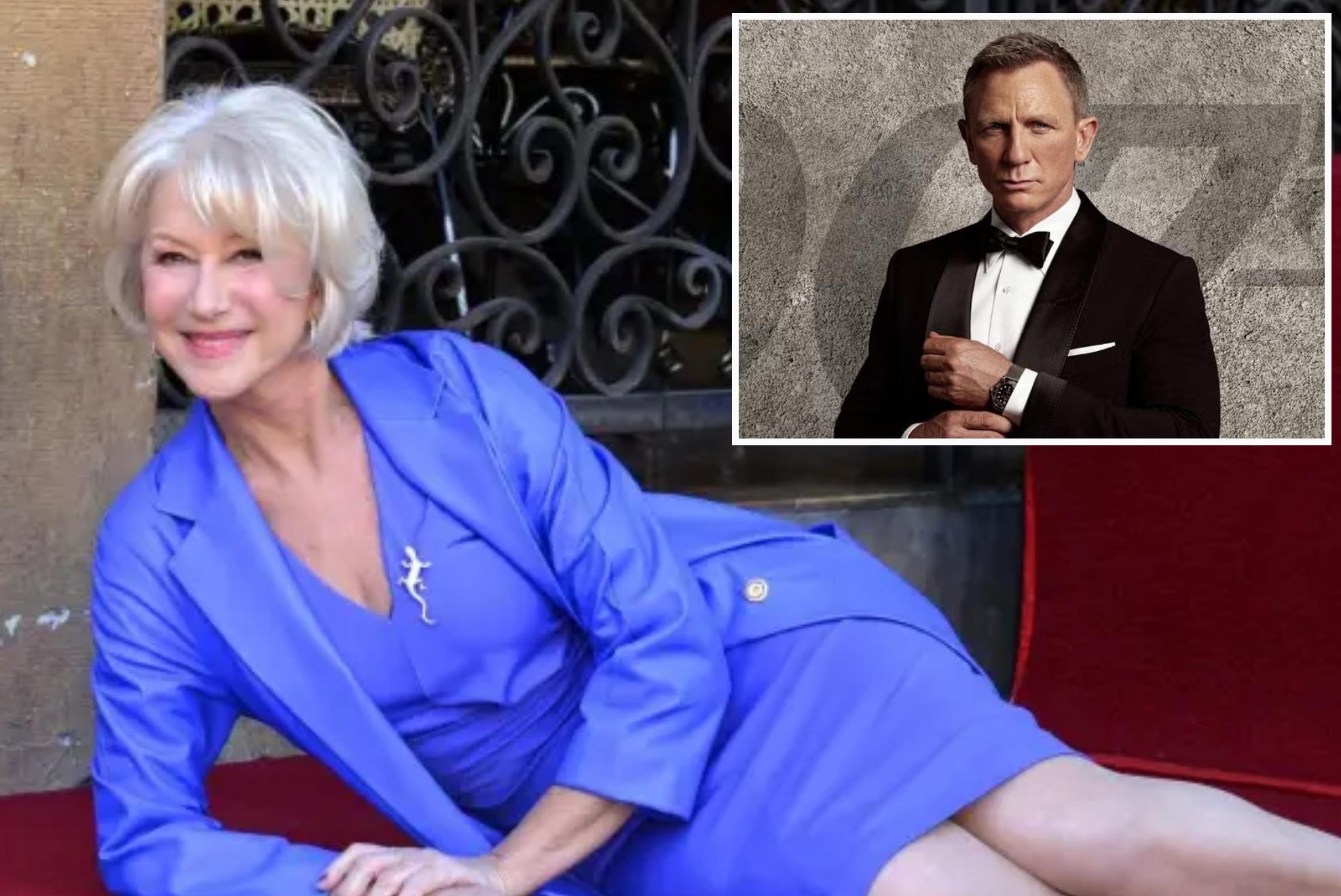 Helen Mirren defiende que James Bond debe ser un personaje masculino ...
