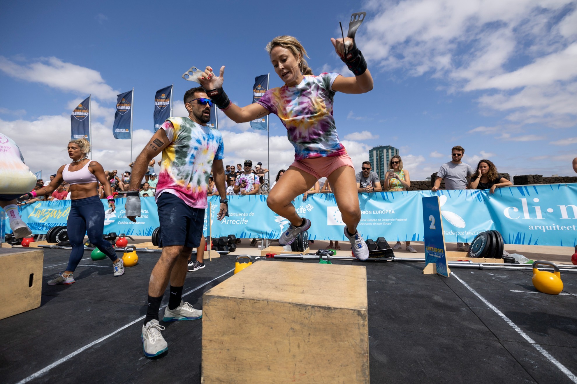 Lanzarote acoge todo el espectáculo del cross fit