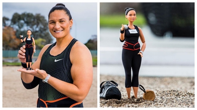 Valerie Adams, doble campeona olímpica de peso, nueva modelo de muñeca ...