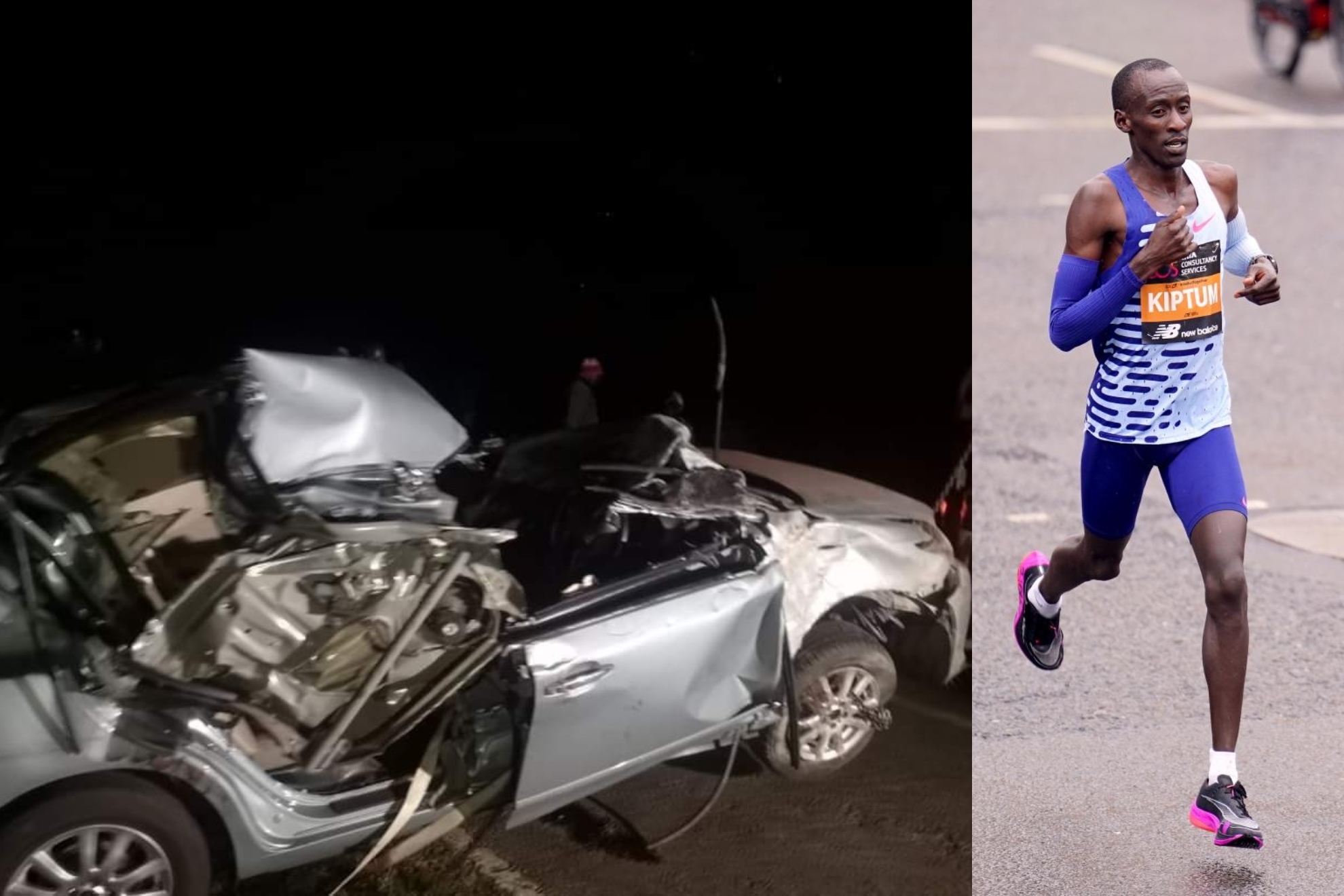 Así fue el accidente en el que falleció Kelvin Kiptum