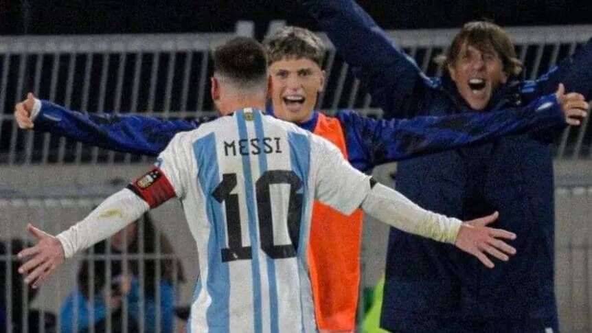 El consejo de Messi a Garnacho para fichar por el Chelsea: “Hablé con él”