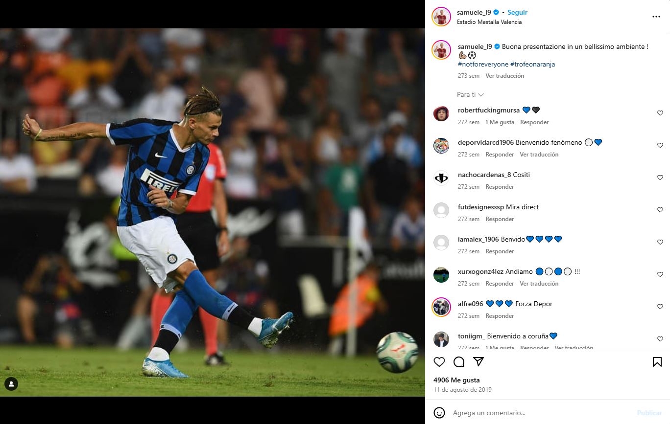 Samuele es 'molto' Longo: 18 equipos, 32 años... y jugando en el filial ...