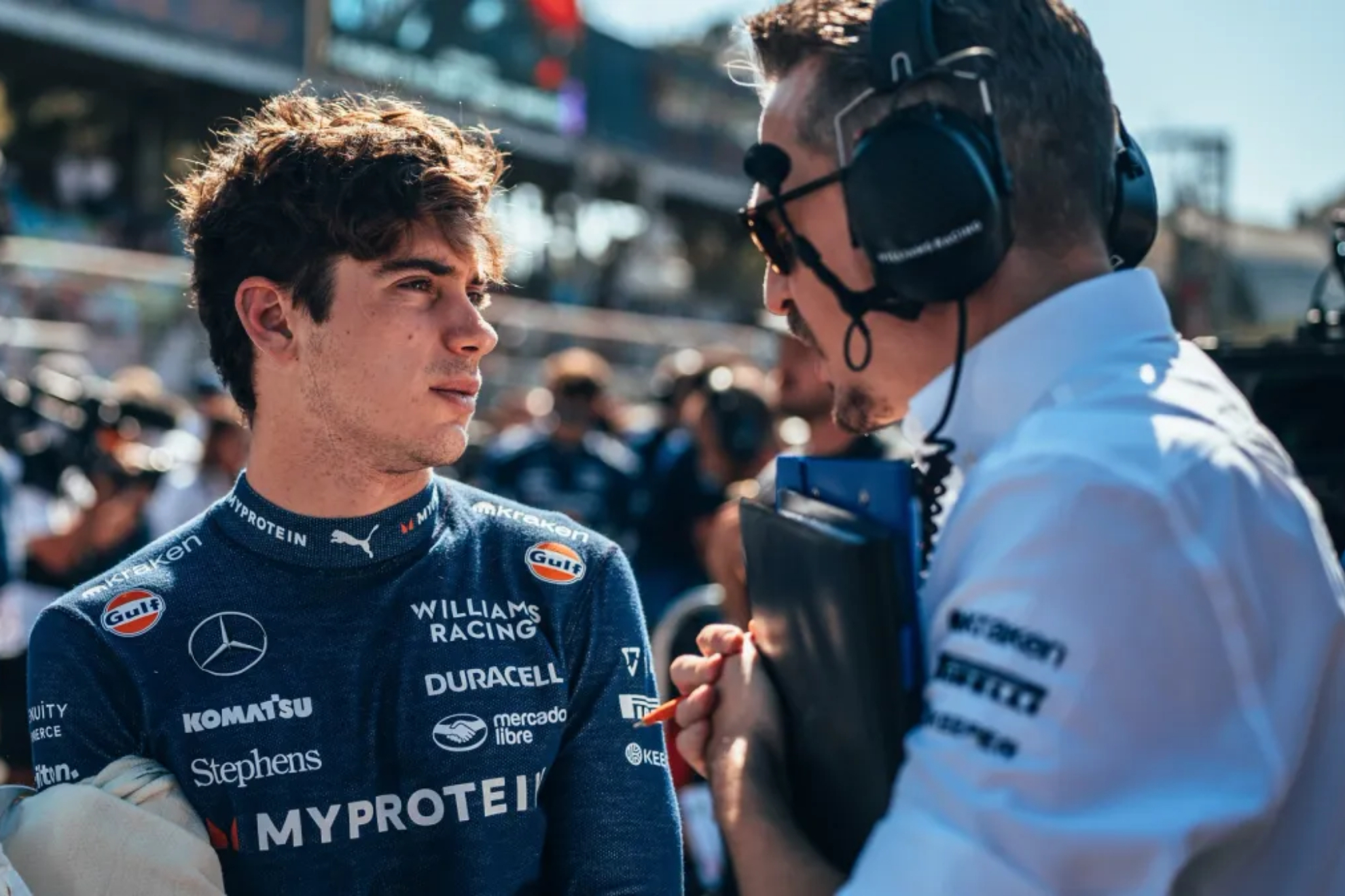 El trabajo de Williams con Colapinto para que no hable tanto
