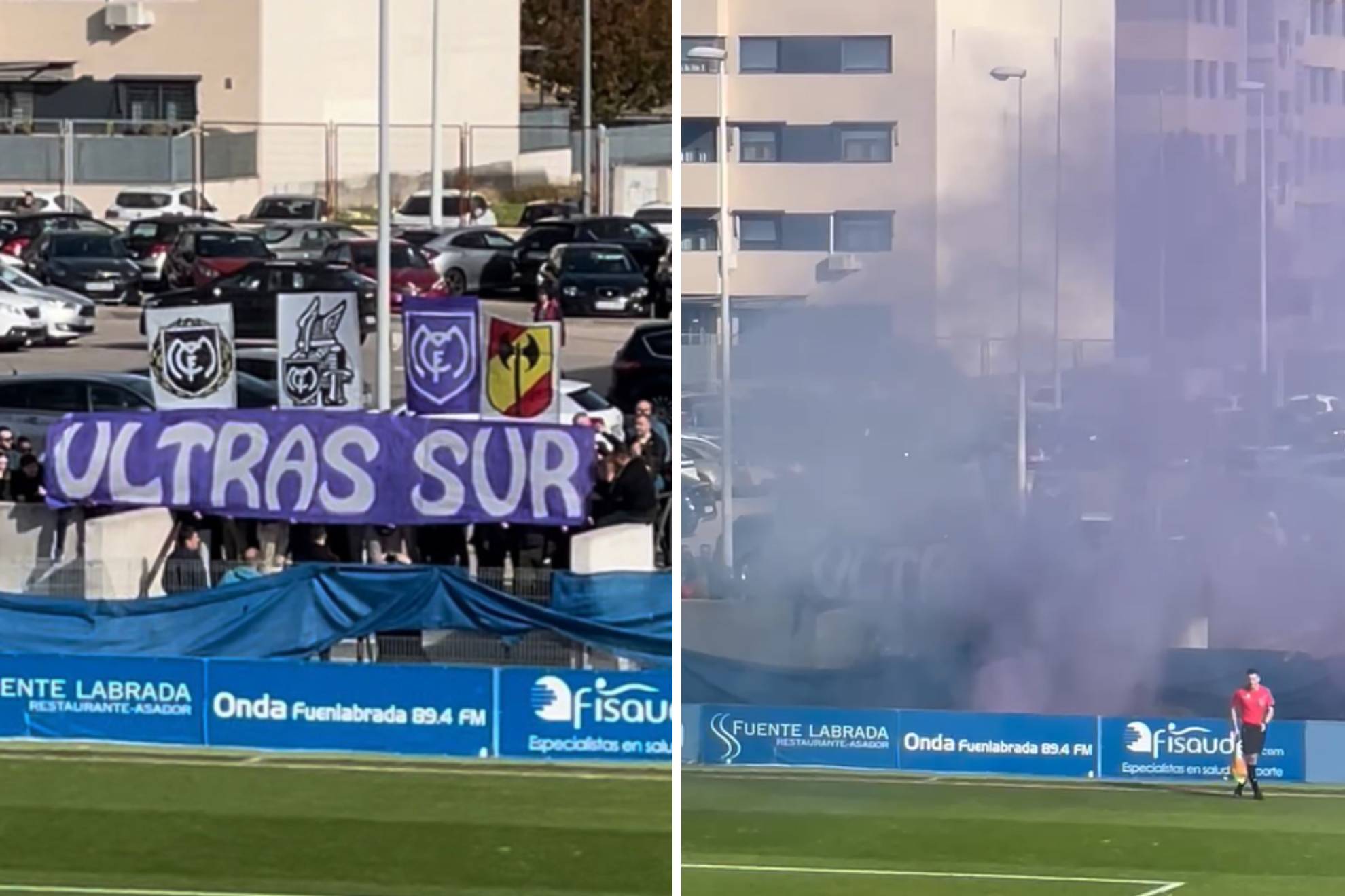 Los 'Ultras Sur' obligan a detener el Fuenla-Castilla