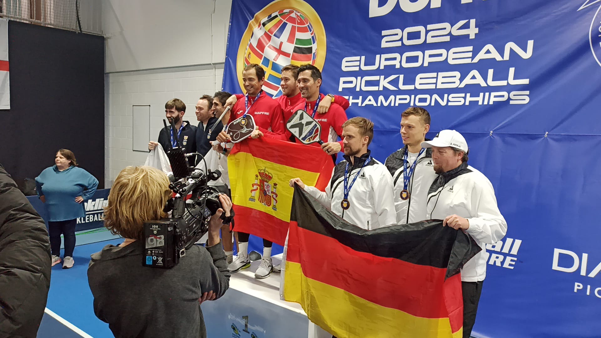 España debuta con cinco podios en el Europeo de pickleball