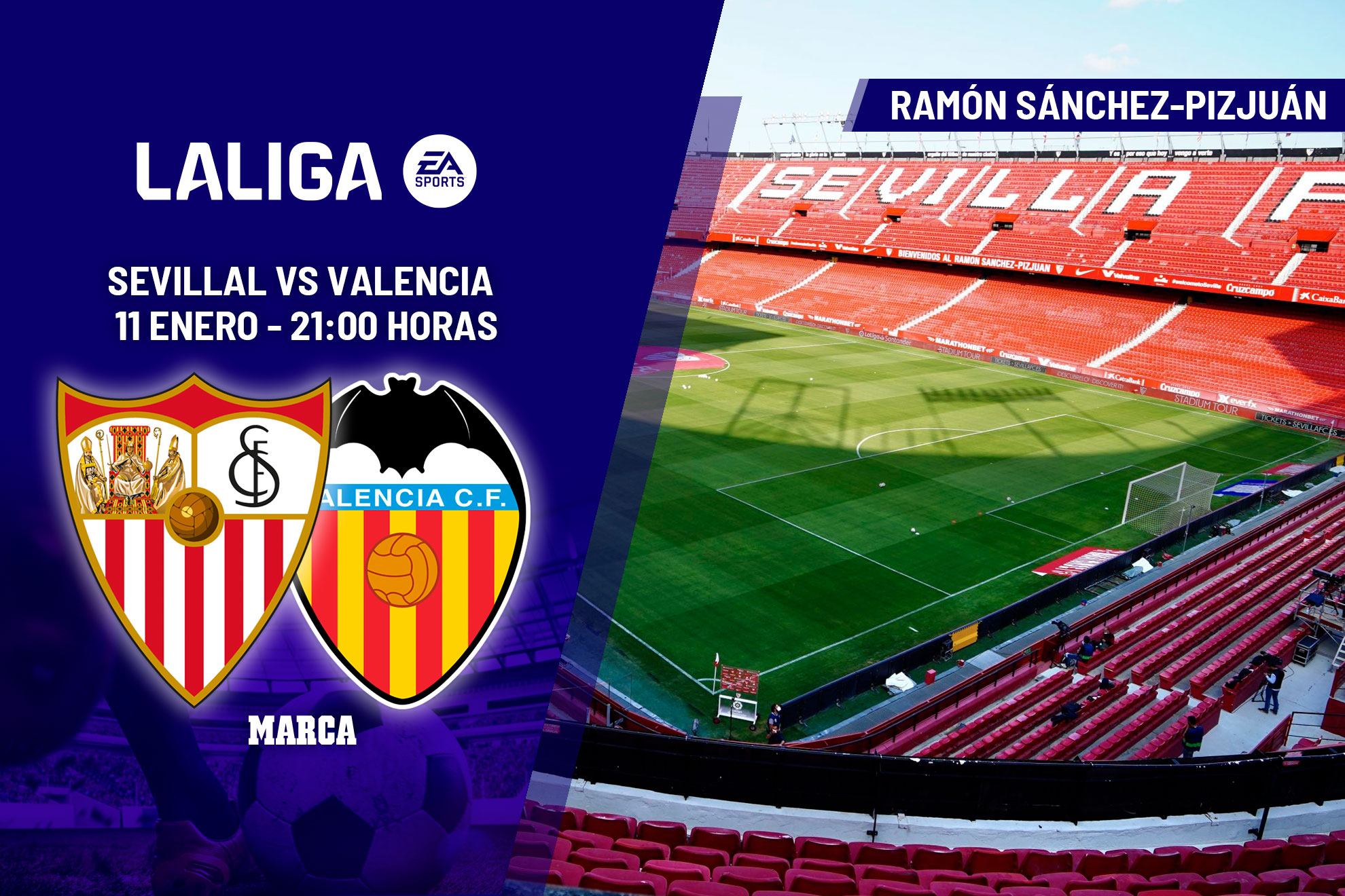 Sevilla - Valencia: horario y dónde ver en TV el partido de LaLiga EA ...
