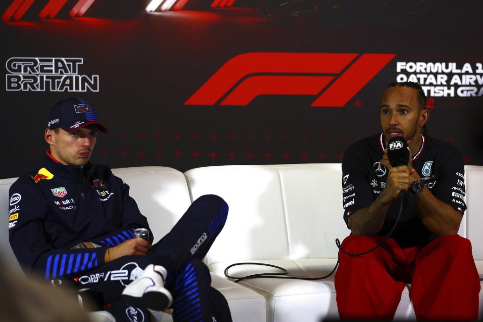"Hamilton, con un Ferrari bueno; Verstappen, con un Red Bull mediocre ...