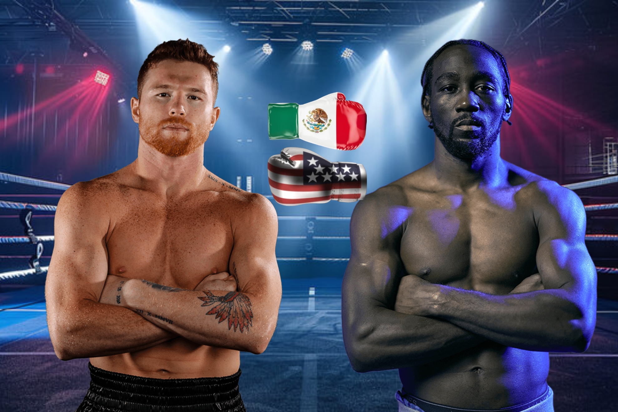 Canelo vs. Crawford: todo listo para el choque de reyes del boxeo