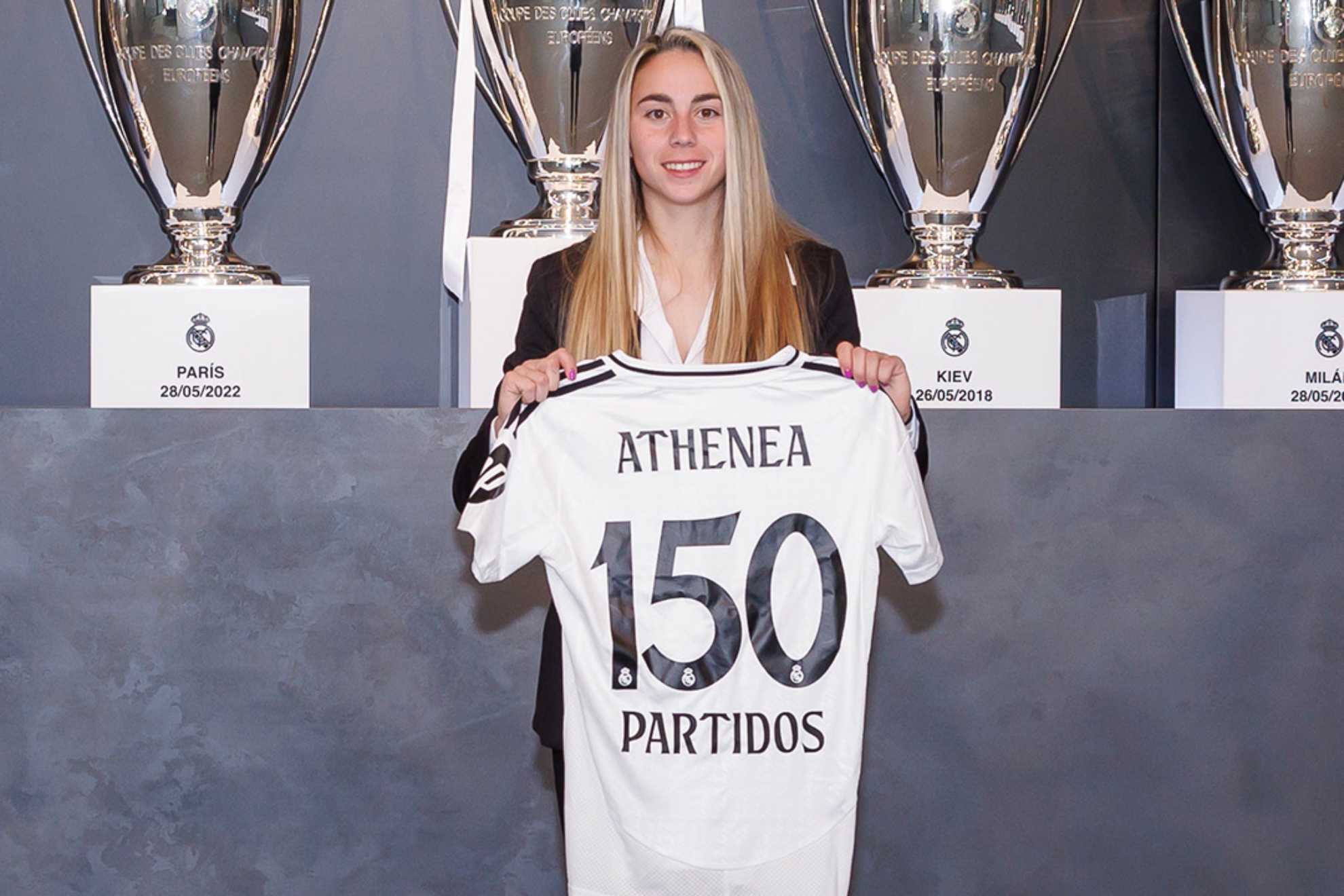 Athenea del Castillo alcanza los 150 partidos con el Real Madrid