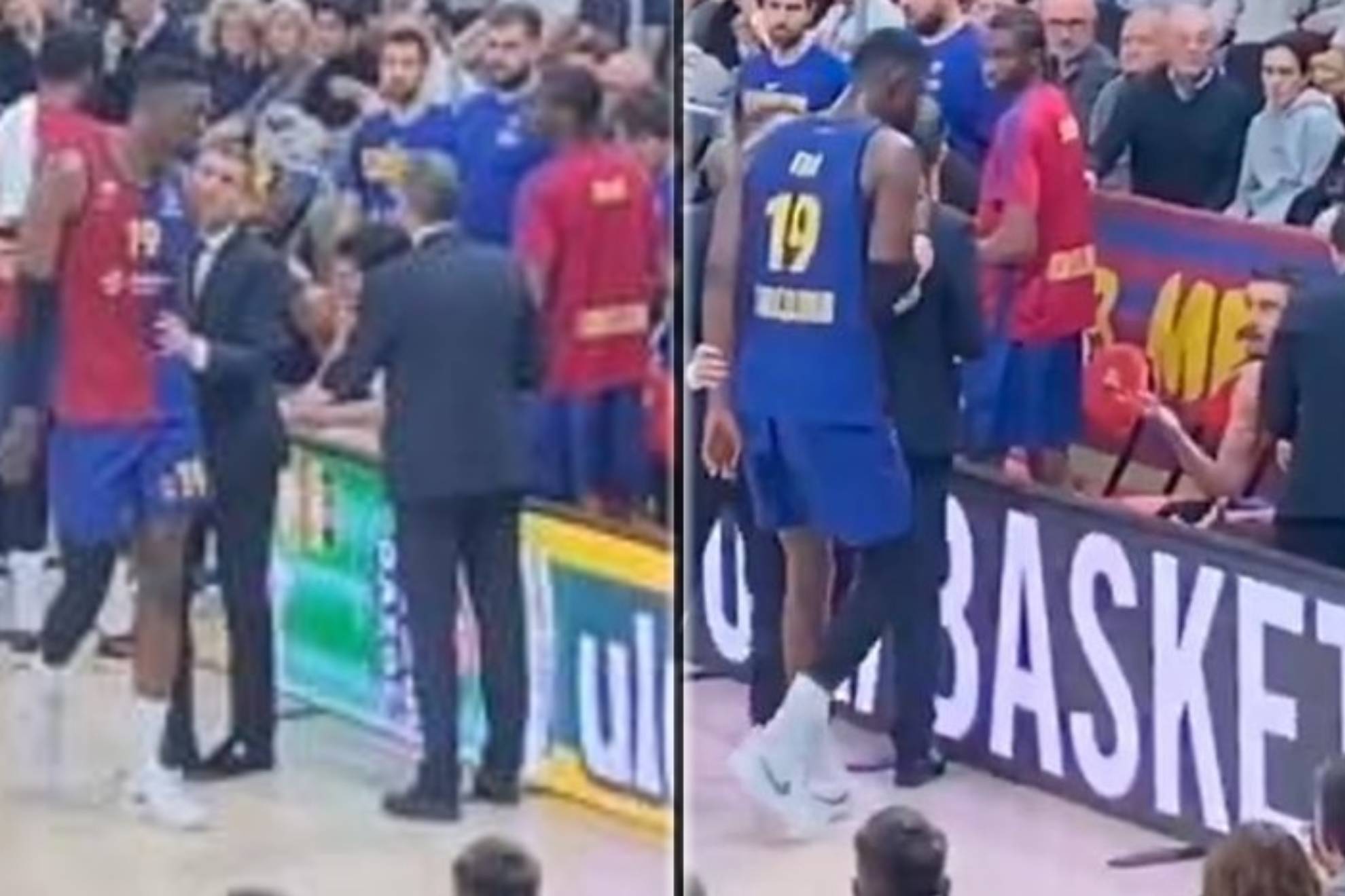 Tensión en el Barcelona con el rifirrafe entre dos jugadores en el ...