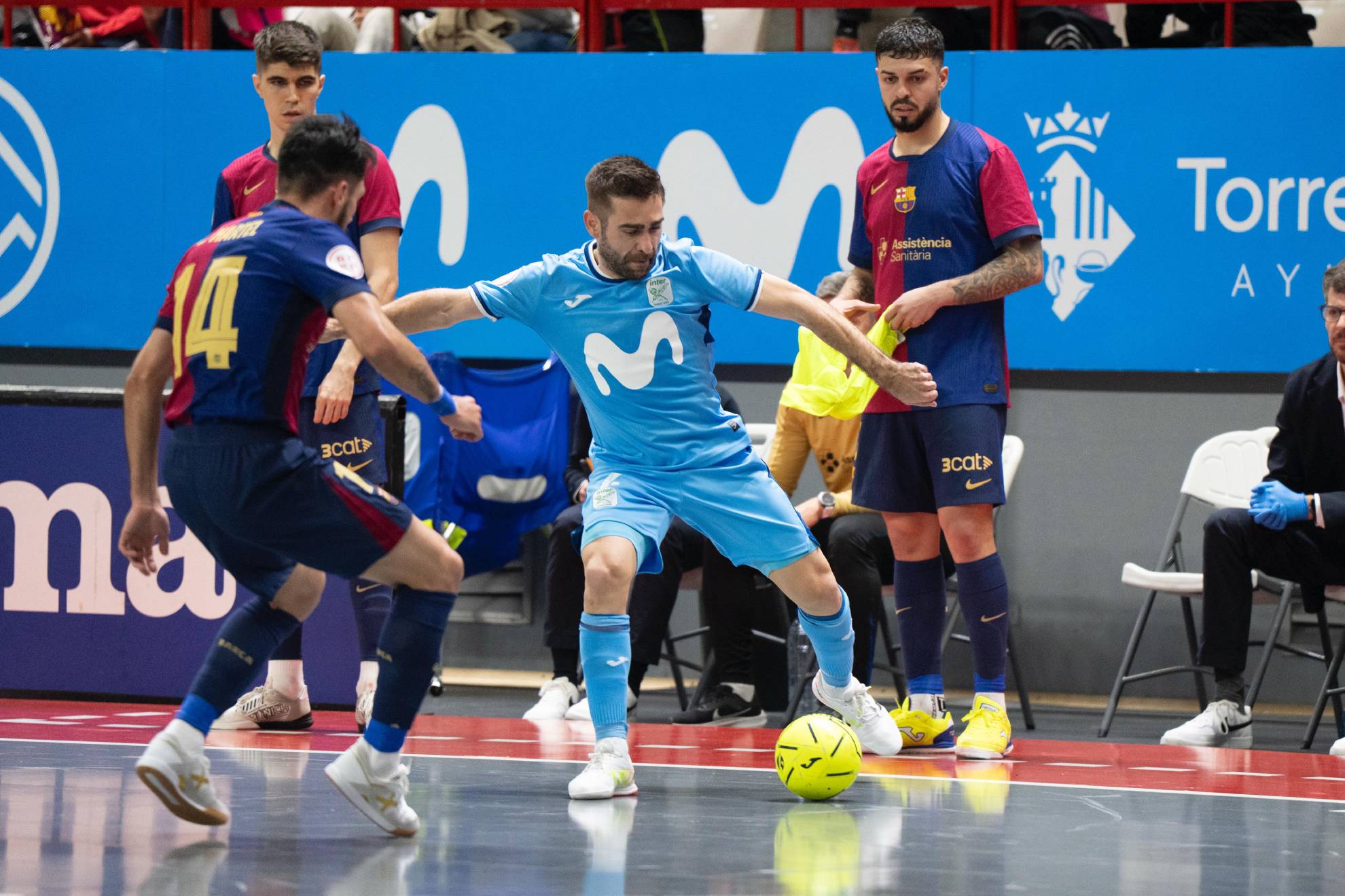Metamorfosis del Barça para ganar a Movistar Inter en Torrejón