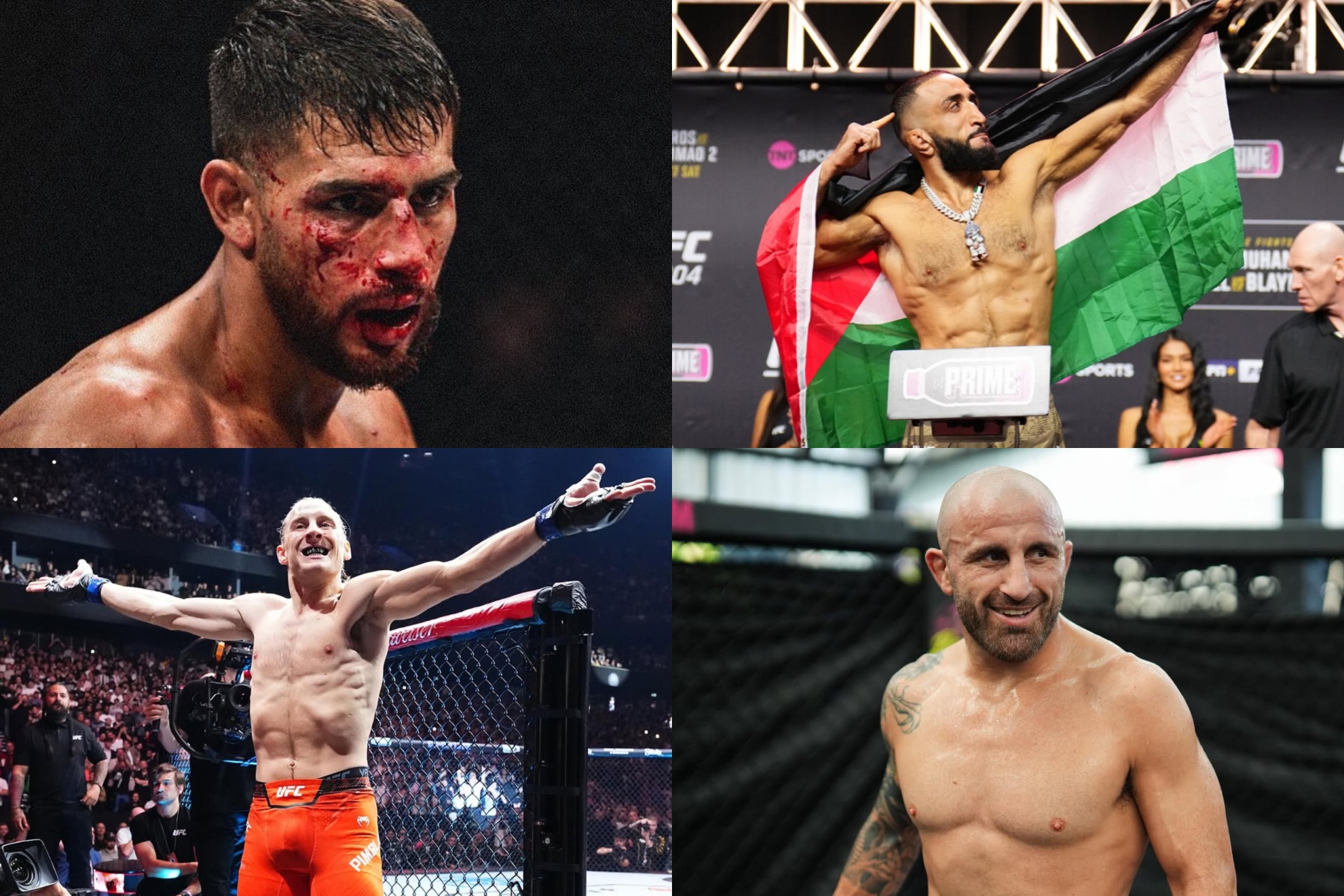 Todos los bombazos de UFC en el día más loco del año