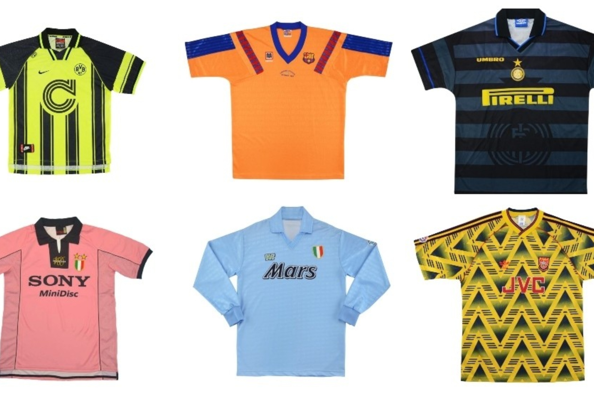 Las camisetas vintage de fútbol que ahora valen centenas de euros ...