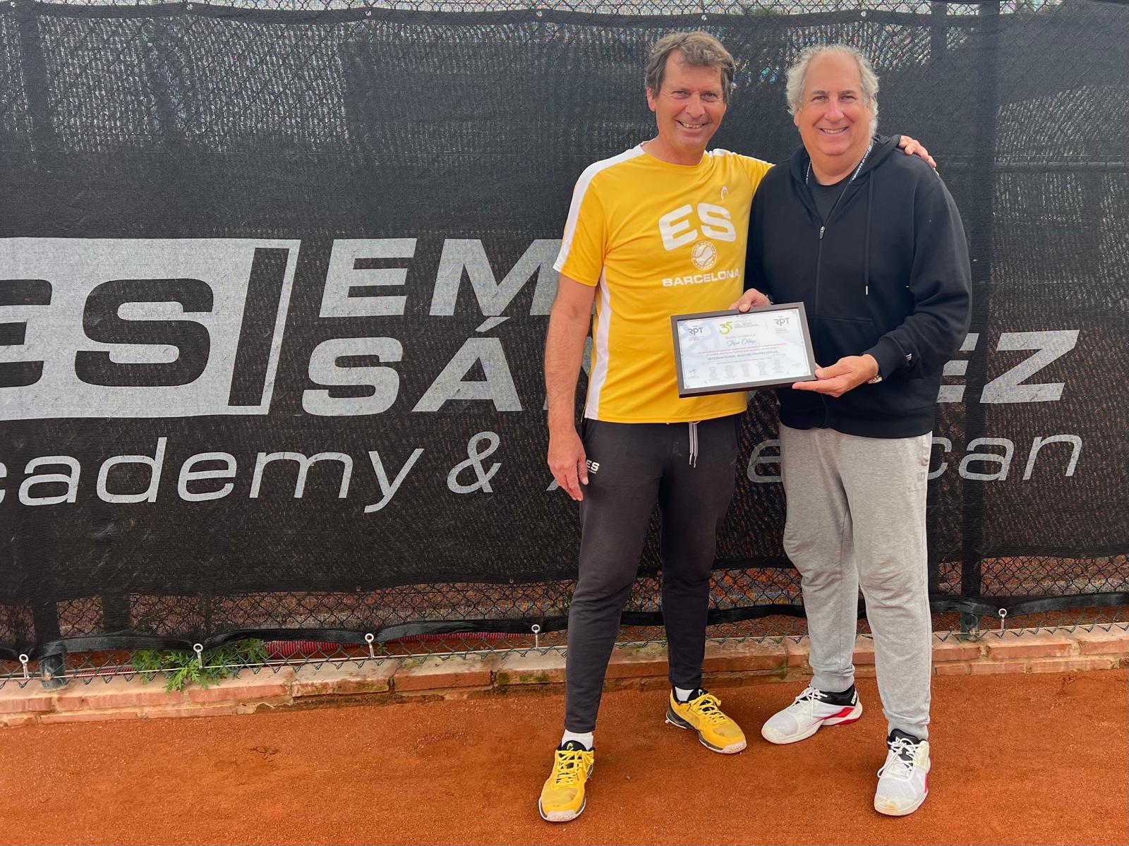 Stefan Ortega recibe el Master Internacional del RPT