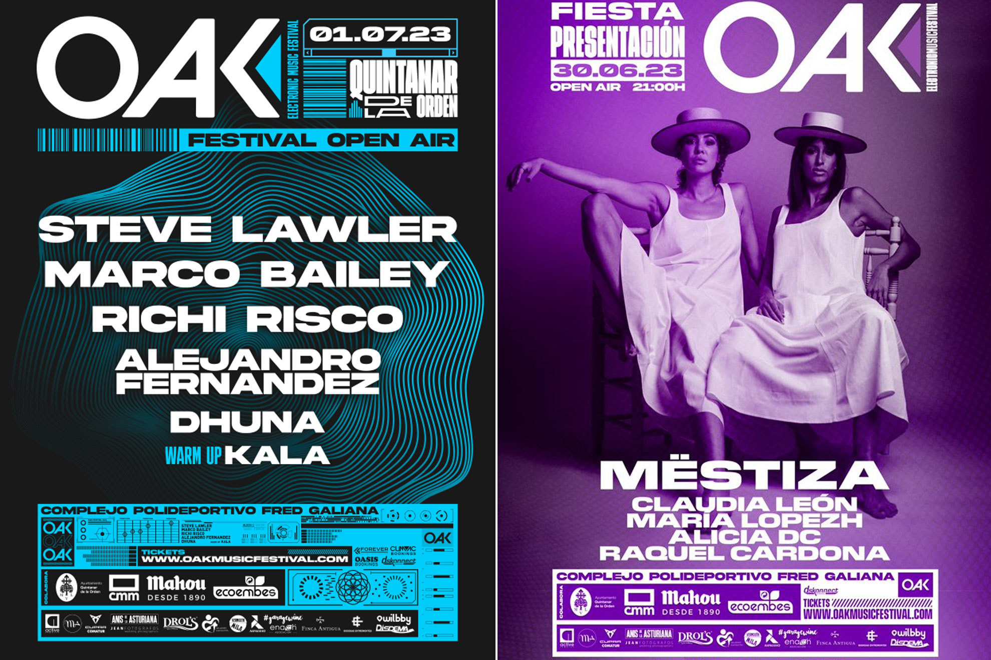 La segunda edición de OAK tendrá dos días de festival con un cartel ...