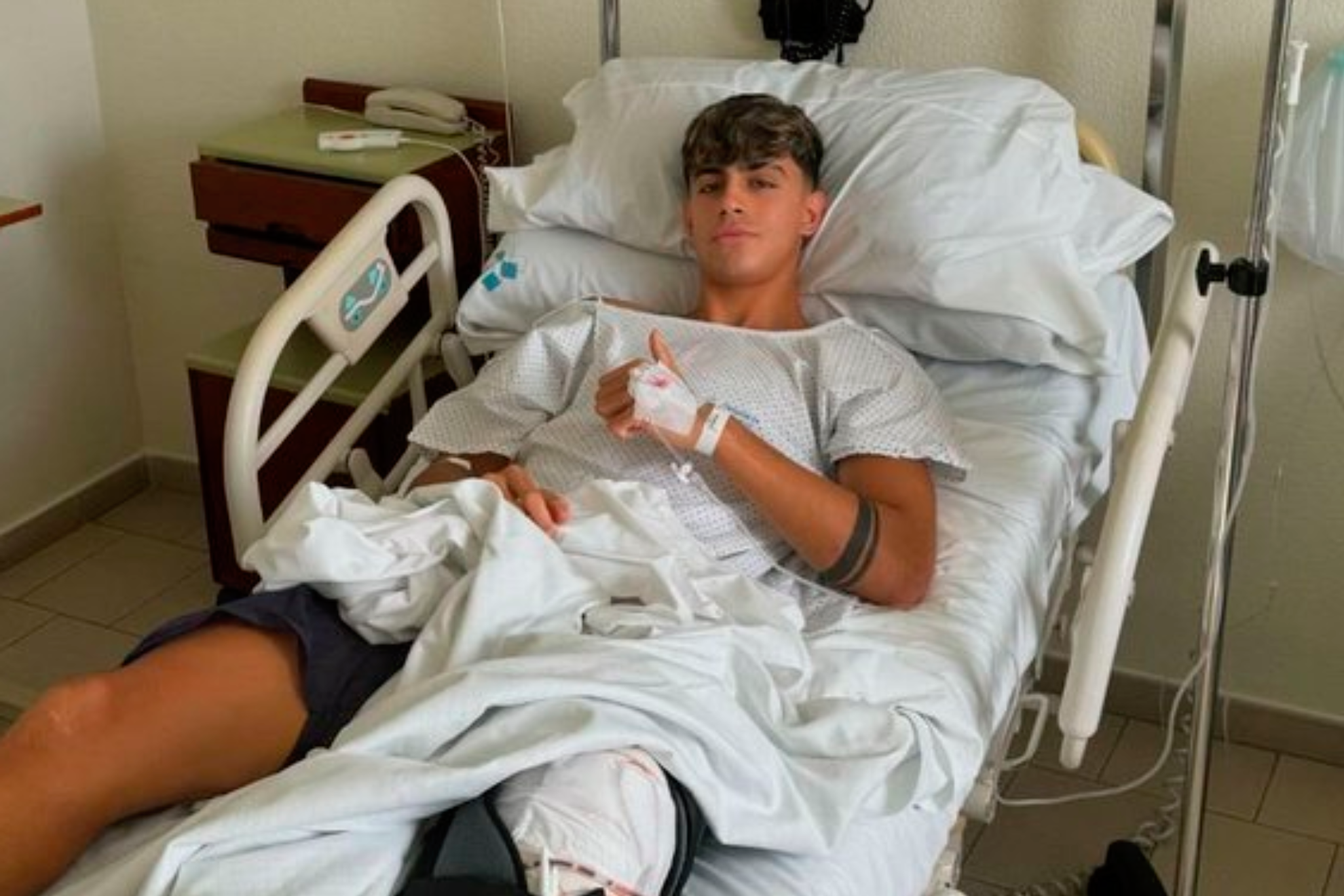 Marc Bernal avanza en su recuperación: ya 'toca' balón