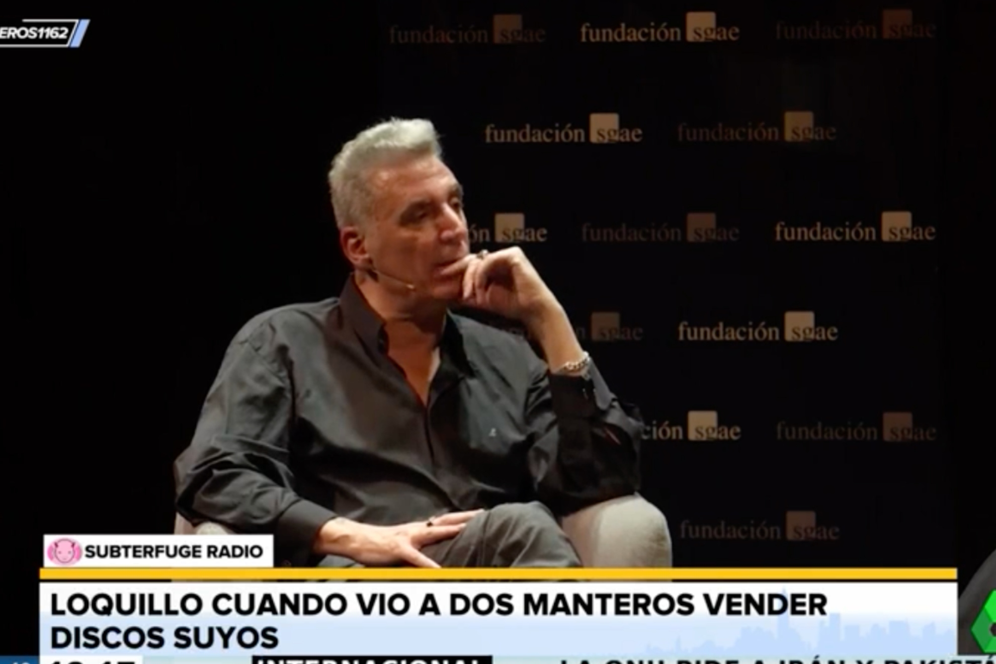 Loquillo se enfrenta a dos manteros que vendían sus discos: "Me los voy ...