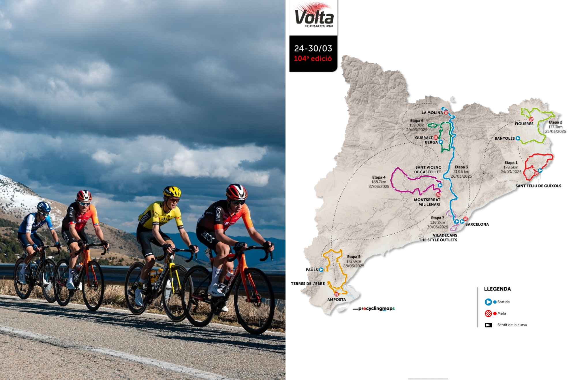 Volta a Catalunya, perfil de la quinta etapa, hoy 28 de marzo ...