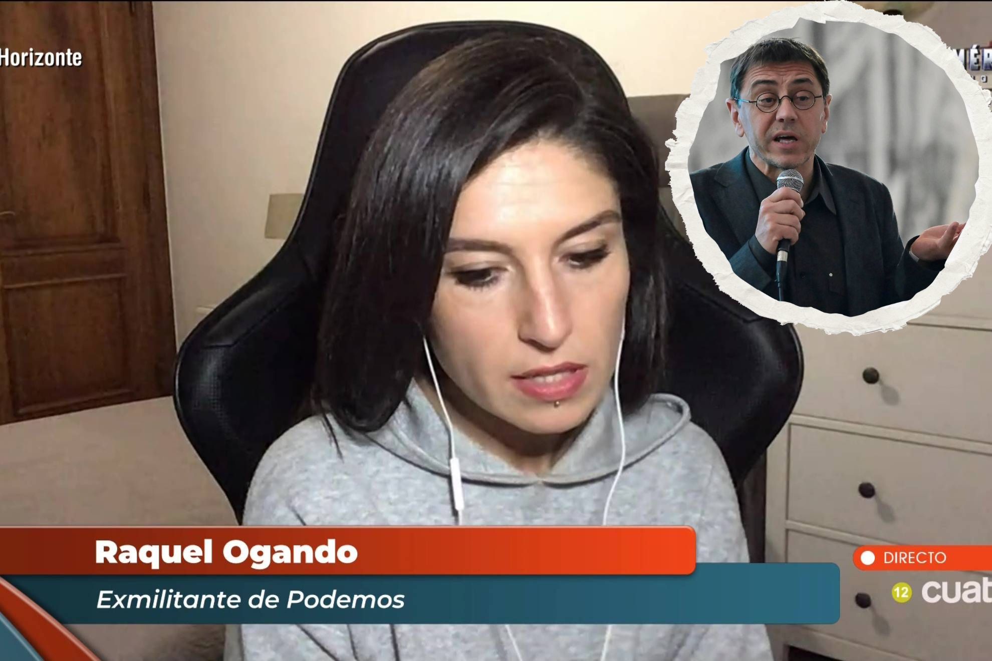 Raquel Ogando justifica su filtración de un audio de Monedero: "Era ...