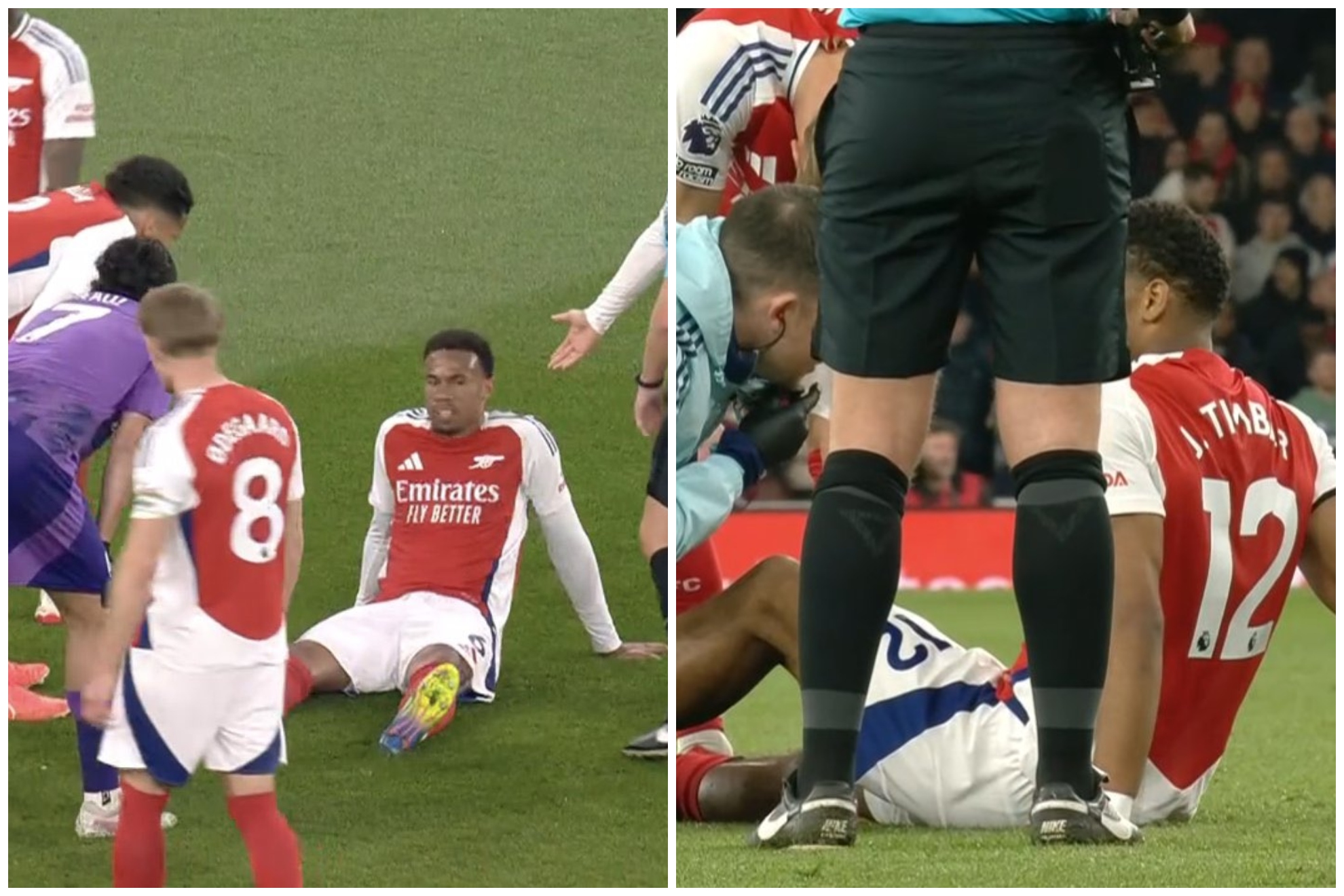 Alarma en el Arsenal: Gabriel Magalhaes se lesiona y Timber sale tocado ...