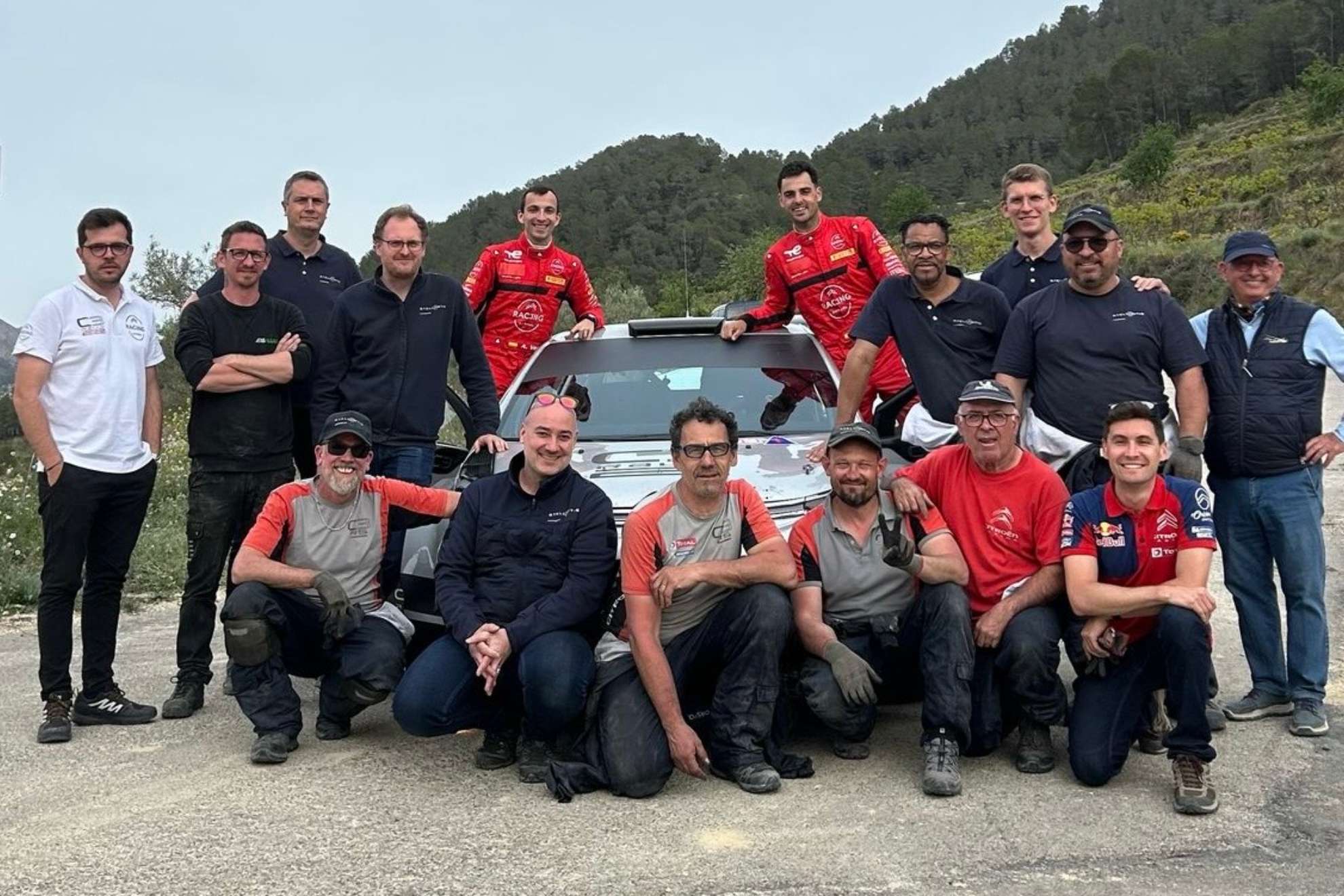 Diego Ruiloba se bautiza con el equipo oficial Citroën