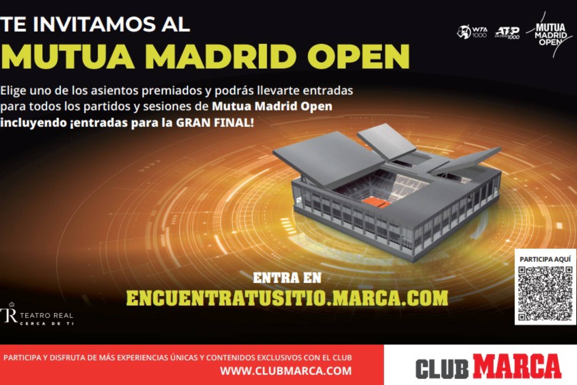 Te llevamos gratis al Mutua Madrid Open 2025