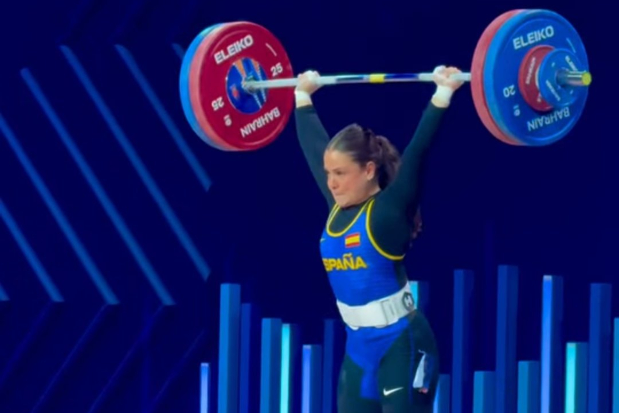 Naroa Arrasate, bronce europeo en dos tiempos en la categoría de -64 kilos