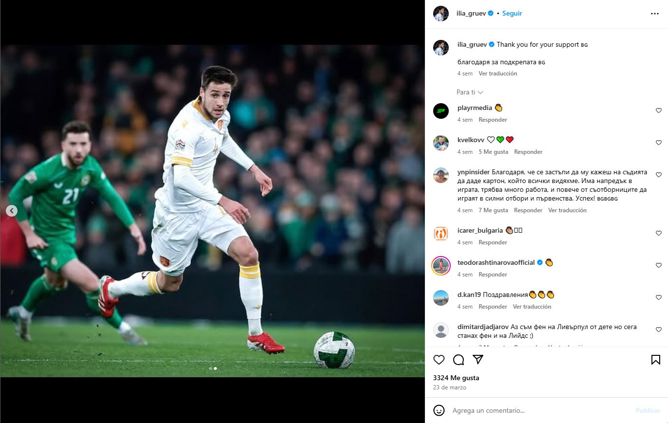 Ilia Gruev, el 'Primer Ministro' del Leeds: "Es genial representar a ...