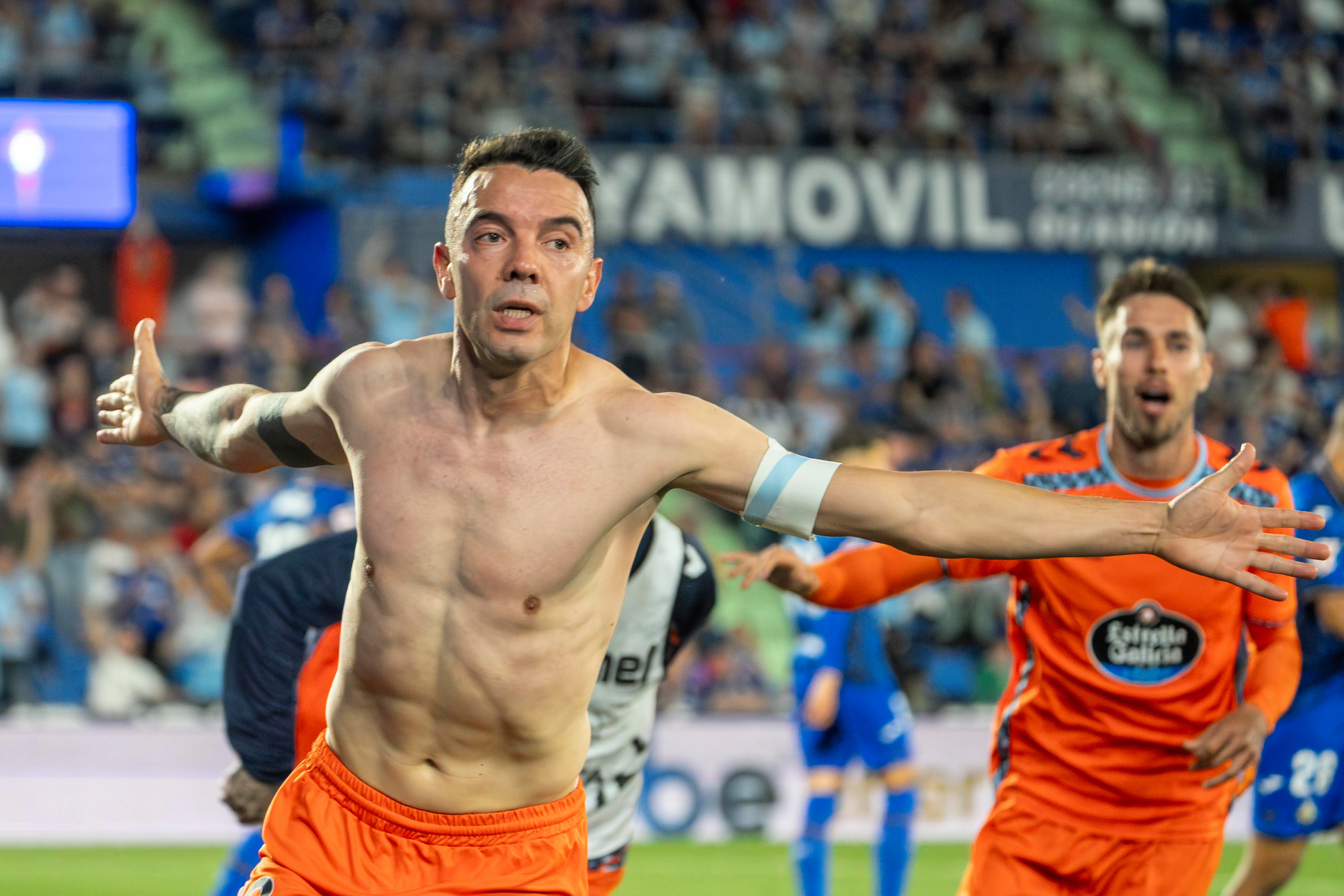 Iago Aspas saca el billete del Celta para la Europa League